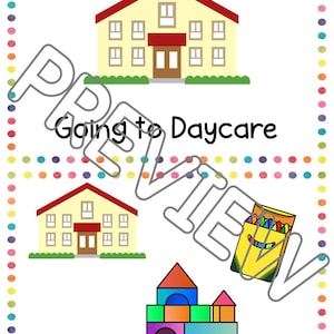 Going to Daycare Social Skills Story, Printable Social Skills Story ...