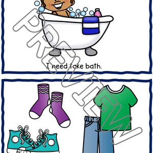 Bedtime Social Skills Story, Bedtime Routine Chart, Bedtime Visuals ...