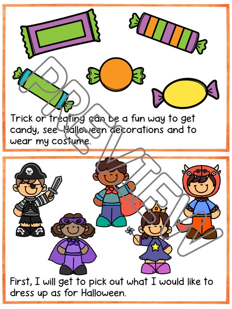 Trick or Treating Social Skills Story, Halloween Social Skills Story ...