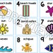 Beach Theme, Playdough Learning Mats, Dough Mats, Playdough Mats ...