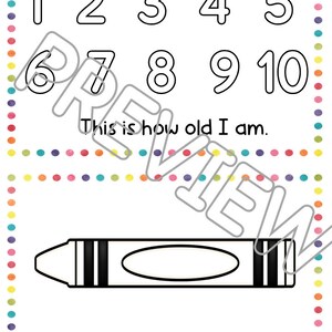 All About Me Theme Book, Printable Book for All About Me, Preschool All ...