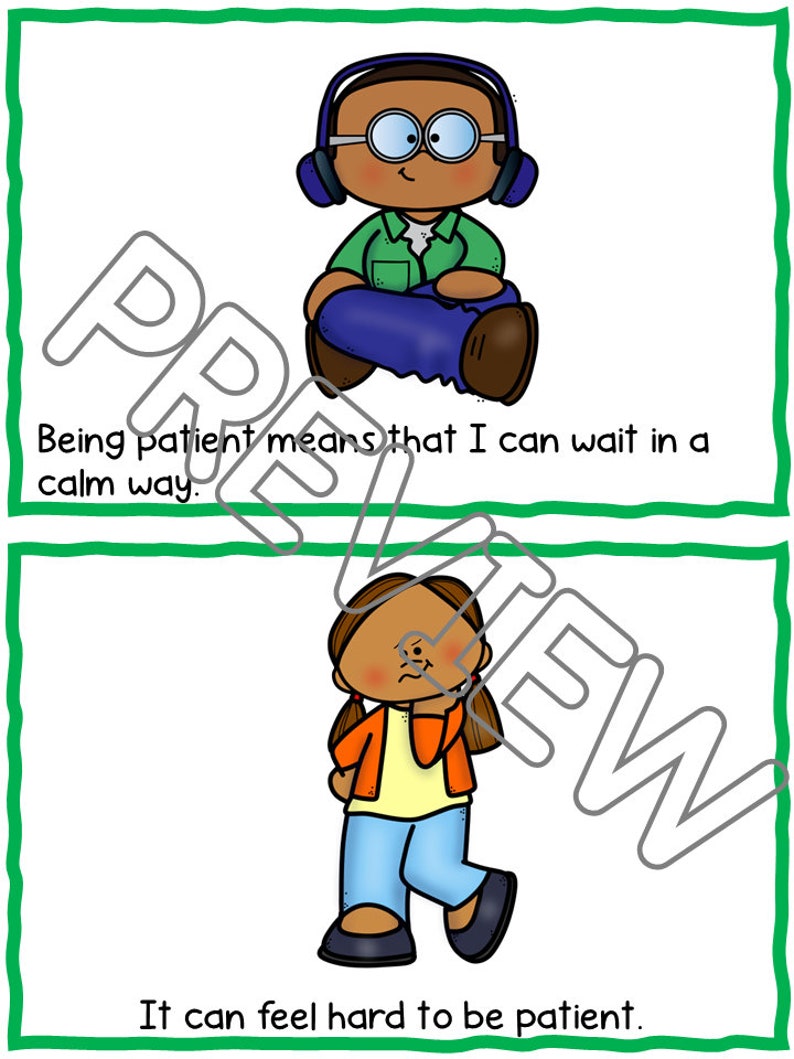 Waiting Social Skills Story, Patience Social Skills Story, Patience ...