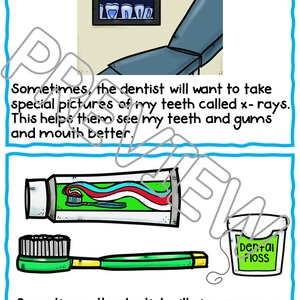 Going to the Dentist Printable Social Skills Story, First Dentist Visit ...