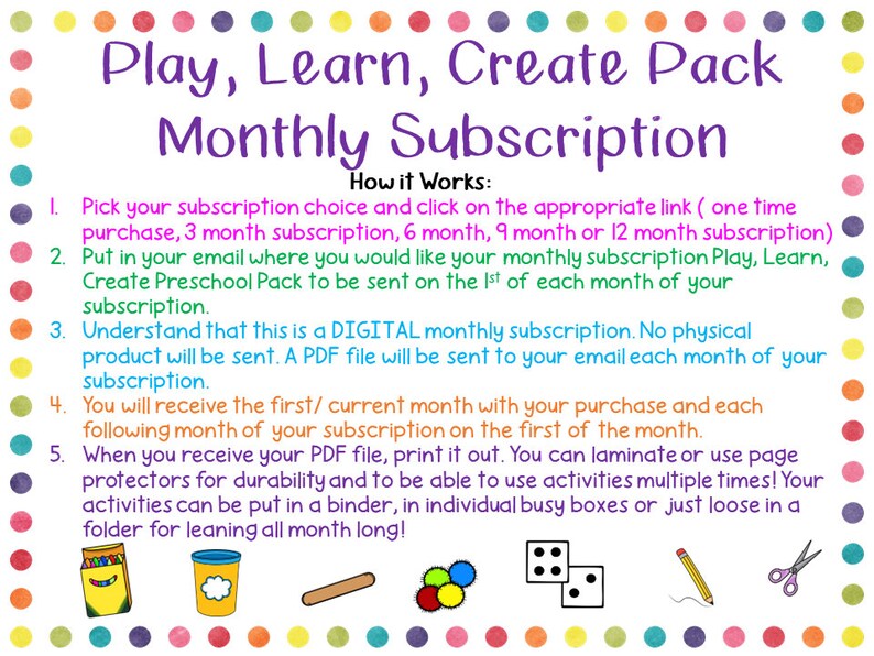 Preschool Monthly Subscription Binder, Preschool Workbook, May ...