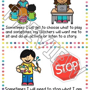 Starting Kindergarten Social Skills Story, Going to Kindergarten ...