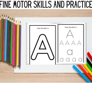 Printable Alphabet Books, Letter Books for Preschool, Letter Workbook ...