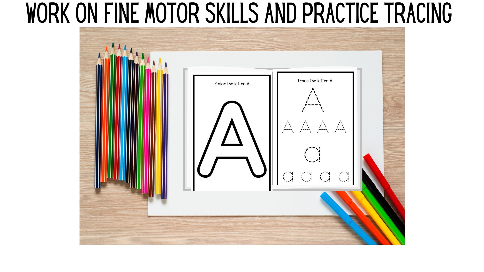 Printable Alphabet Books, Letter Books for Preschool, Letter Workbook ...