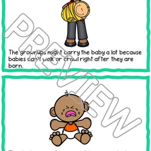 New Baby Social Skills Story, Printable Social Skills Story, Big ...