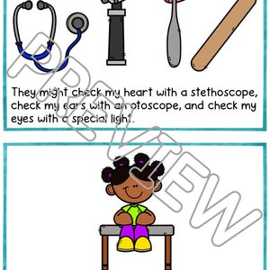 Going to the Doctor Social Skills Story, Getting a Checkup, Health ...