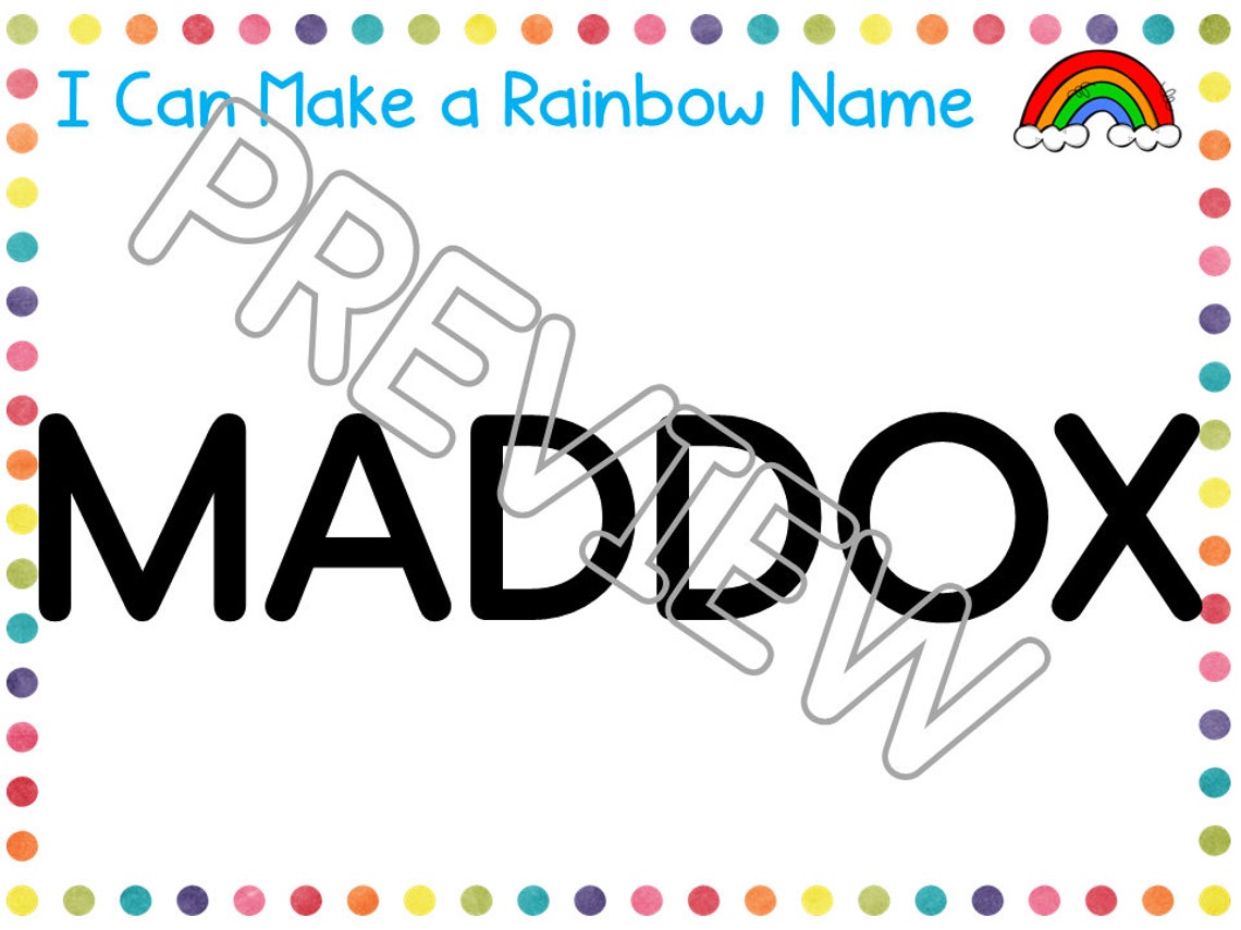 Personalized Printable Name Workbook, Custom Name Book, Printable ...