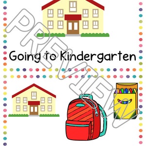 Starting Kindergarten Social Skills Story, Going to Kindergarten ...