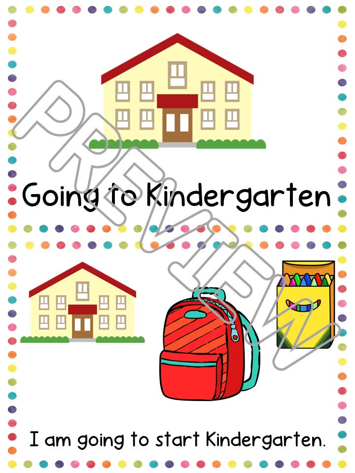 Starting Kindergarten Social Skills Story, Going to Kindergarten ...