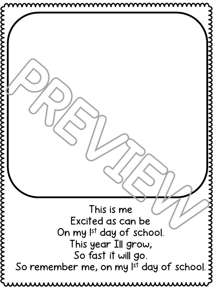 First Day Of School Activities Printable First Day Of School Craft first-day-of-school-activities-printable-first-day-of-school-craft