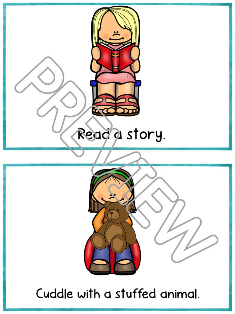 Printable Social Skills Story for Preschool, Feeling Mad, Calming ...