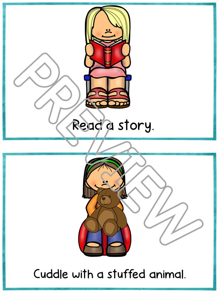 Printable Social Skills Story for Preschool, Feeling Mad, Calming ...