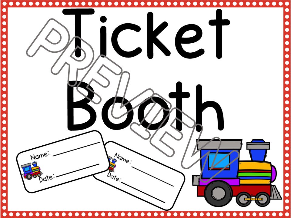 Train Station Dramatic Play Pretend Play Printable Play Kit - Etsy Canada