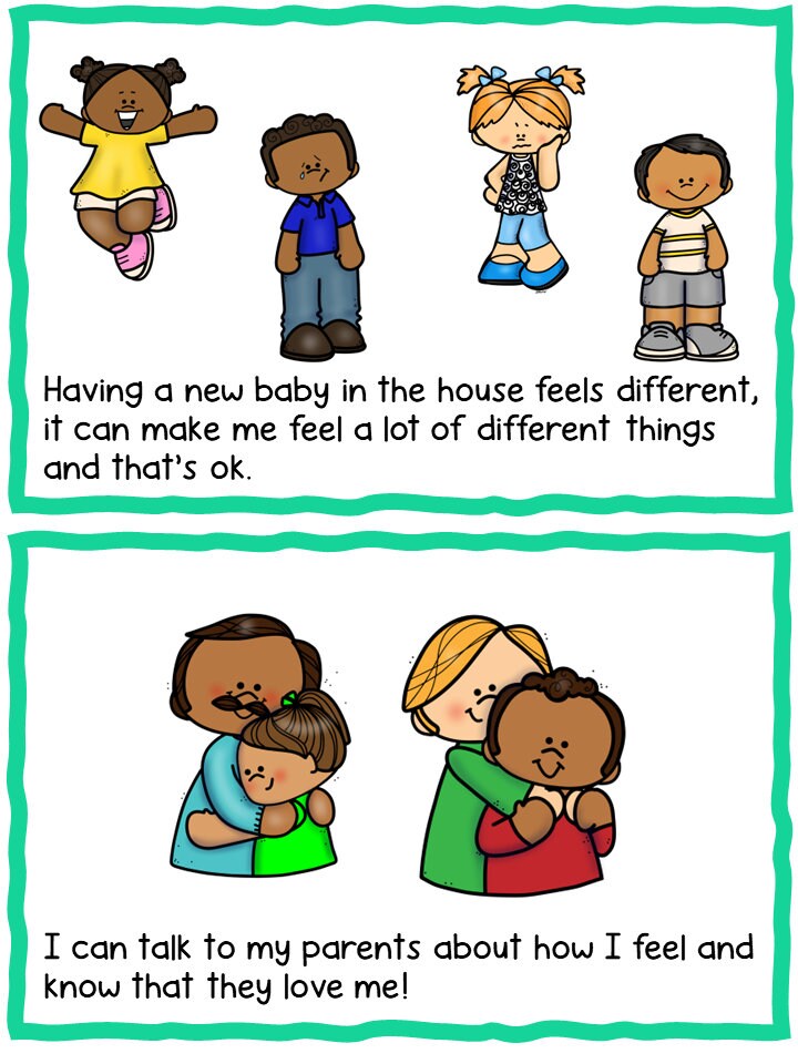 New Baby at Home Social Skills Story, Printable Social Skills Story ...