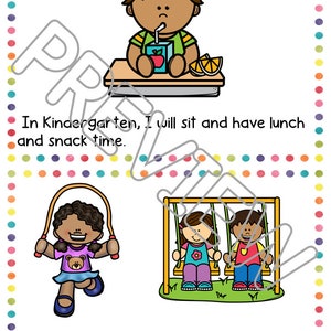 Starting Kindergarten Social Skills Story, Going to Kindergarten ...