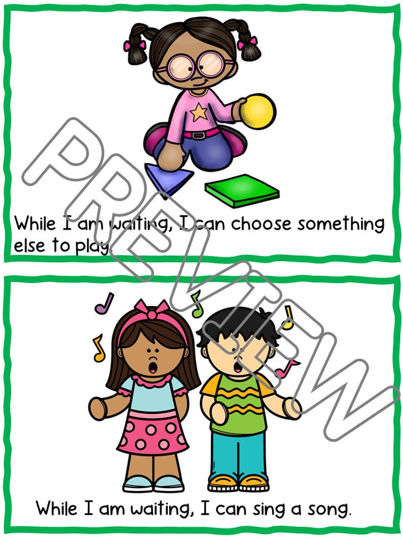 Waiting Social Skills Story, Patience Social Skills Story, Patience ...