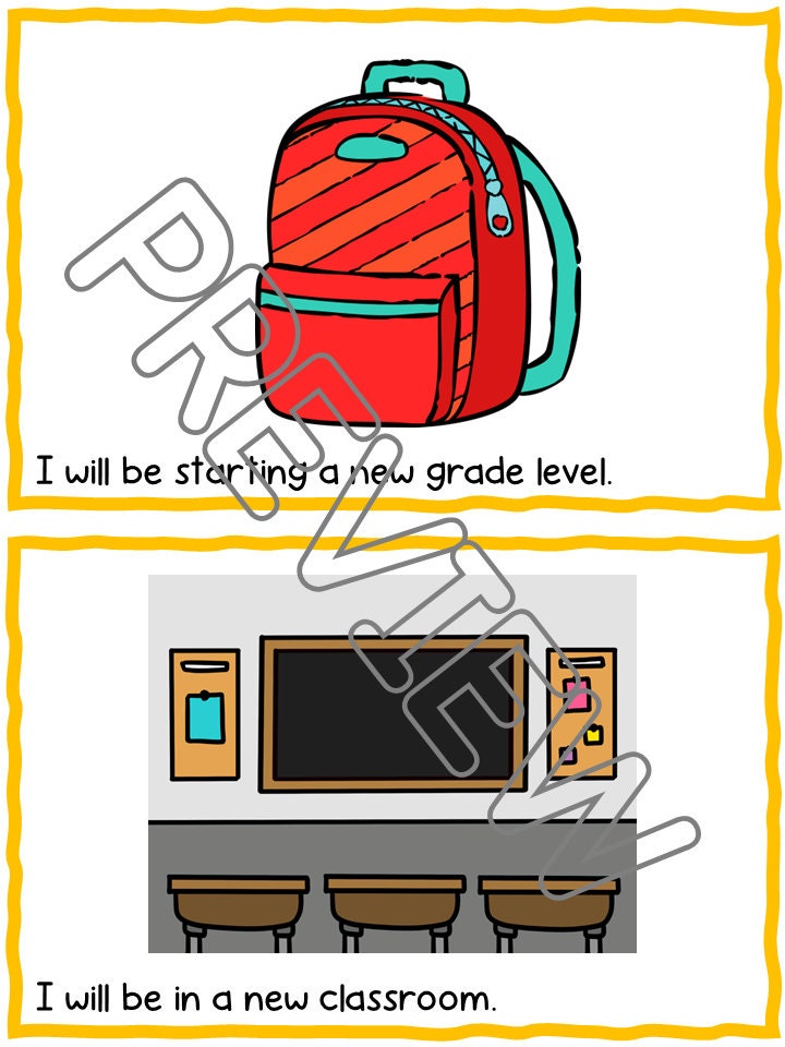 New School Year Social Skills Story, New Grade, New Classroom, New ...