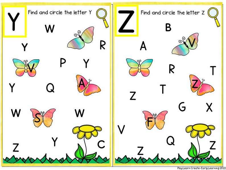 Butterfly Themed Lesson, Preschool Literacy, Preschool Letters ...