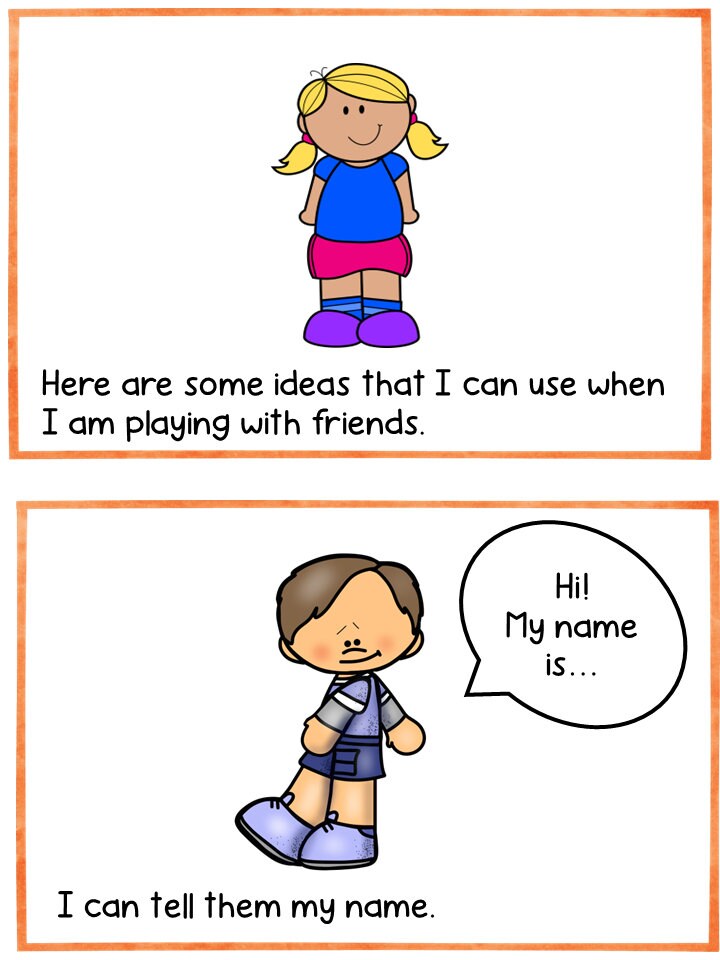 Going to Kindergarten Social Skills Story, Bundle of Social Skills ...