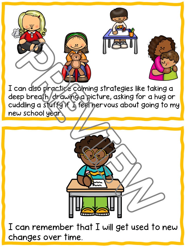 New School Year Social Skills Story, New Grade, New Classroom, New ...