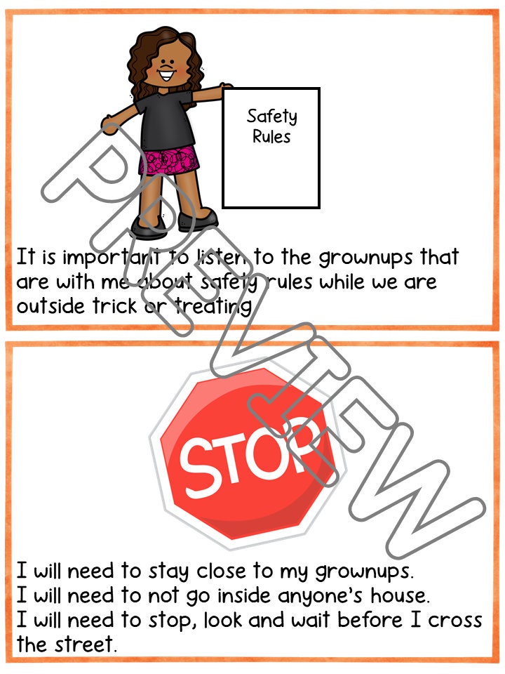 Trick or Treating Social Skills Story, Halloween Social Skills Story ...