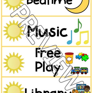 Printable Summer Picture Schedule Cards, Visual Schedule for Summer ...