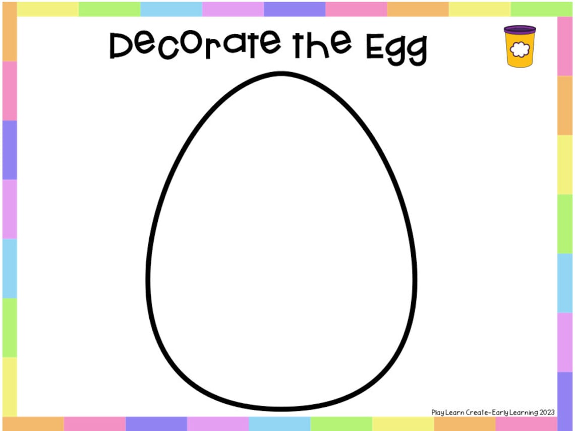 Easter Playdough Mats, Bunny Playdough Mats, Easter Playdough ...