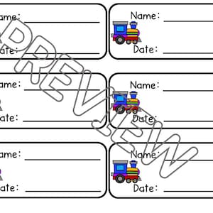 Train Station Dramatic Play, Pretend Play, Printable Play Kit, for ...