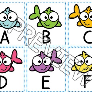 Ocean Theme Learning Game, Letter Match Game, Number Match Game, Ocean ...