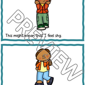 Social Skills Story When I Feel Worried, Anxiety, Feelings, Social ...