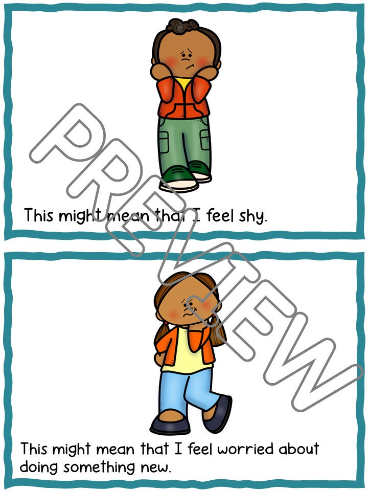 Social Skills Story When I Feel Worried, Anxiety, Feelings, Social ...