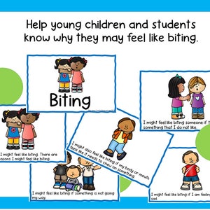 Biting Social Skills Story, Safety Social Skills Story, Safety Visuals ...