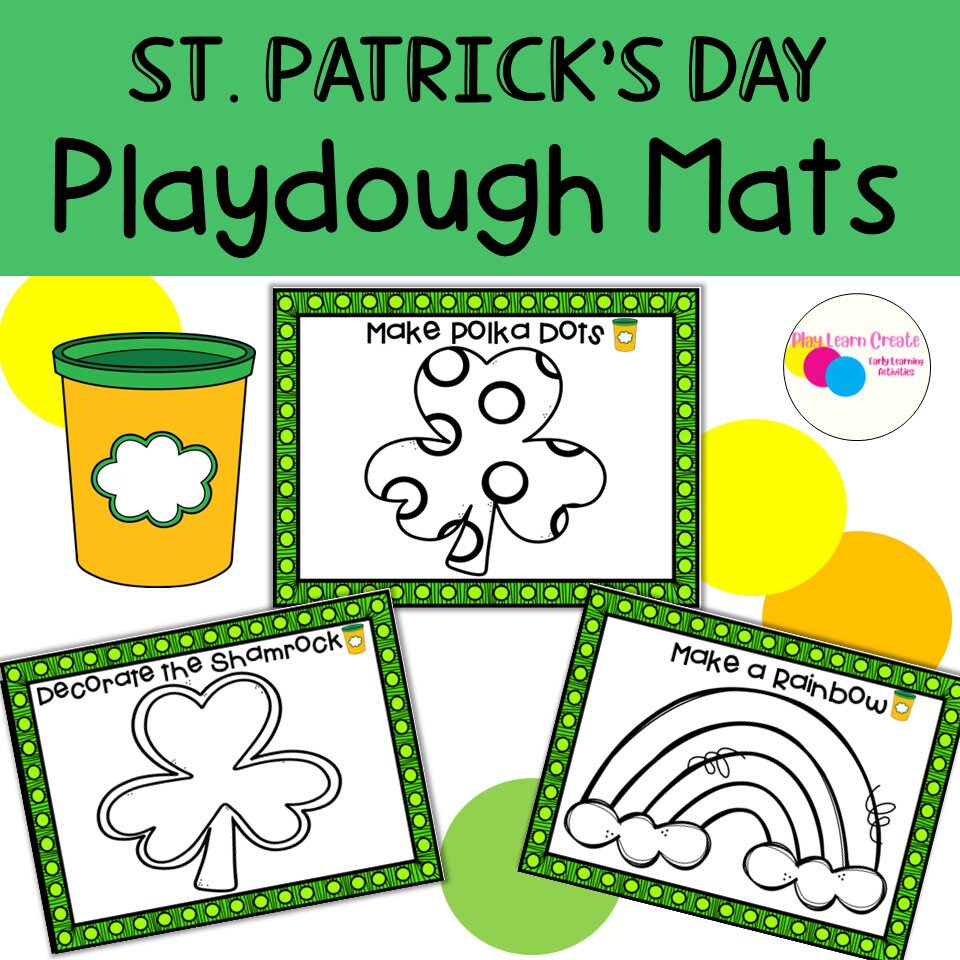 Printable St. Patrick's Day Preschool Learning Bundle, Kindergarten St ...