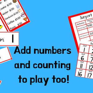 Airport Dramatic Play Set, Airport Pretend Play, Printable Dramatic ...