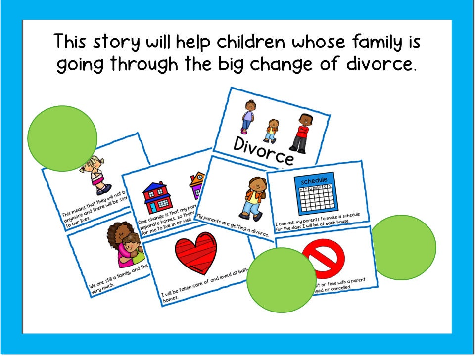 Divorce Social Skills Story, Family Change Story, Social Emotional ...