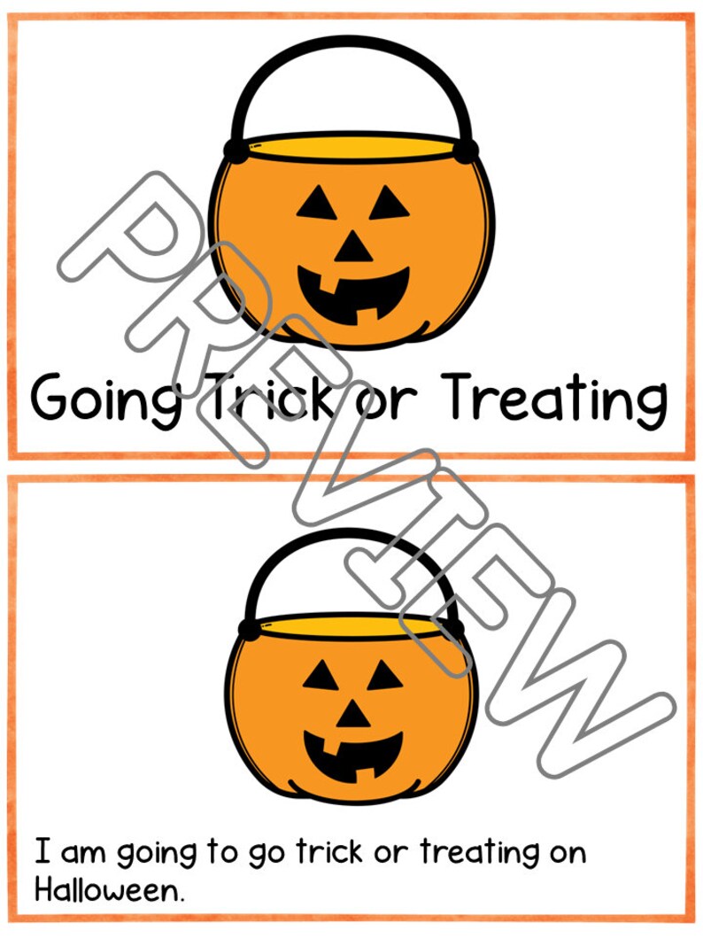 Trick or Treating Social Skills Story, Halloween Social Skills Story ...