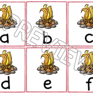 Camping Theme Printables, Printable Letter Activities, Preschool ...