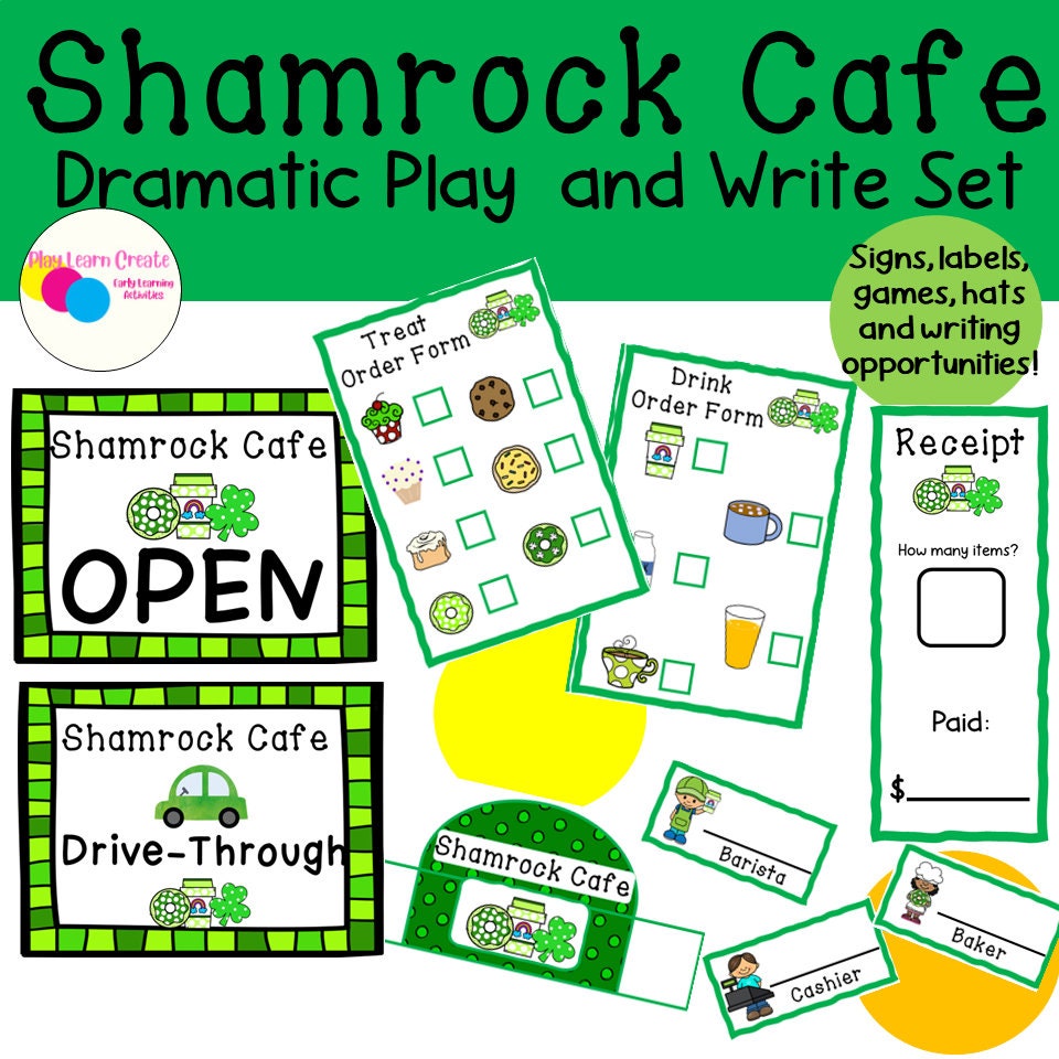 Printable St. Patrick's Day Preschool Learning Bundle, Kindergarten St ...