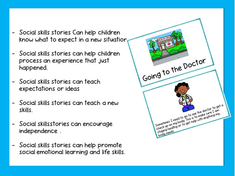 Custom Social Skills Story, Social Emotional Learning, Printable Social ...