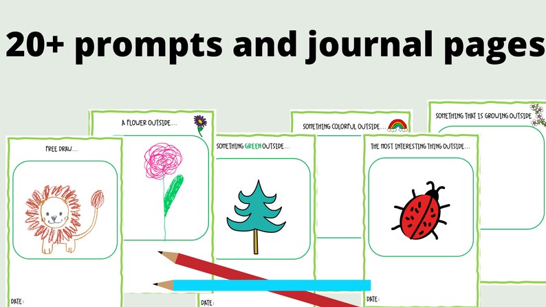 Nature Journal for Kids, Writing for Kids, Nature Activity, Outdoor ...