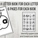 Printable Alphabet Books, Letter Books for Preschool, Letter Workbook ...