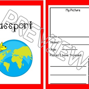 Airport Dramatic Play Set, Airport Pretend Play, Printable Dramatic ...