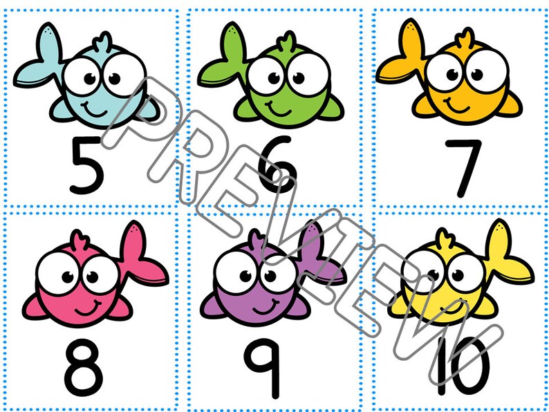 Ocean Theme Learning Game, Letter Match Game, Number Match Game, Ocean ...