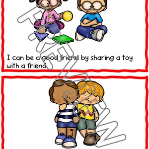 Being a Good Friend Social Skills Story, Friendship Social Skills Story ...