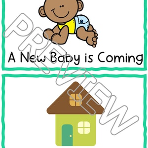 New Baby Social Skills Story, Printable Social Skills Story, Big ...