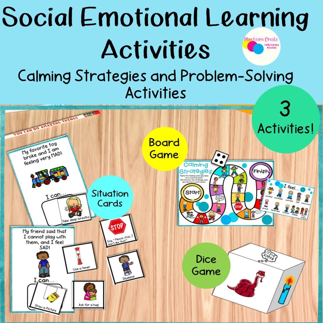 Social Emotional Learning Activities, Social Skills Activities, Calming ...
