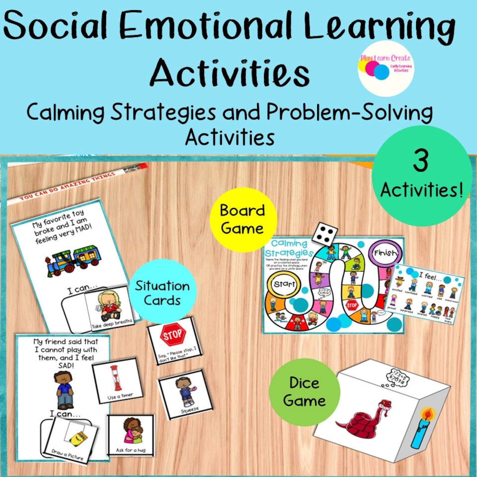 Social Emotional Learning Activities, Social Skills Activities, Calming ...
